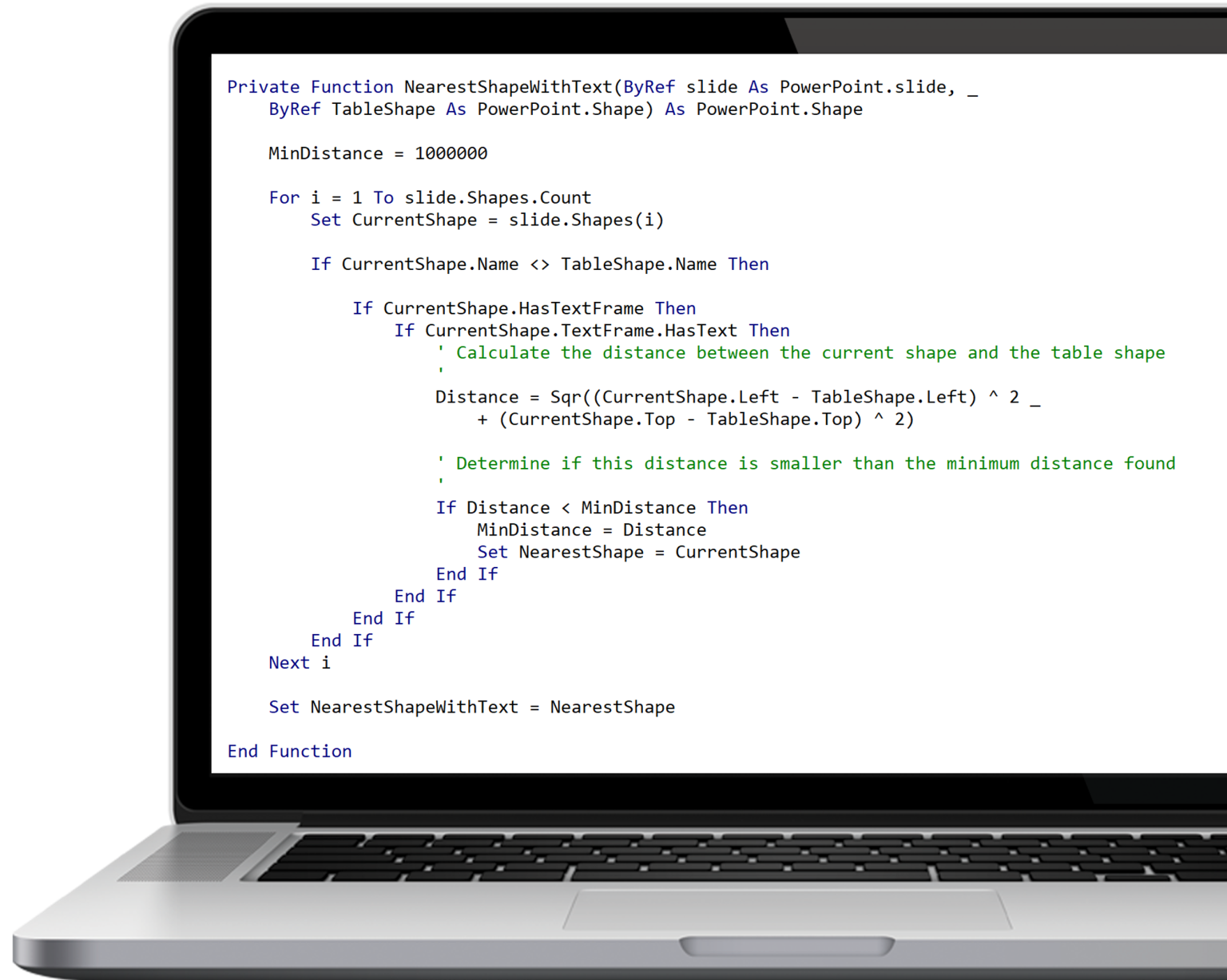 Extracting Data from PowerPoint Tables - de Havilands