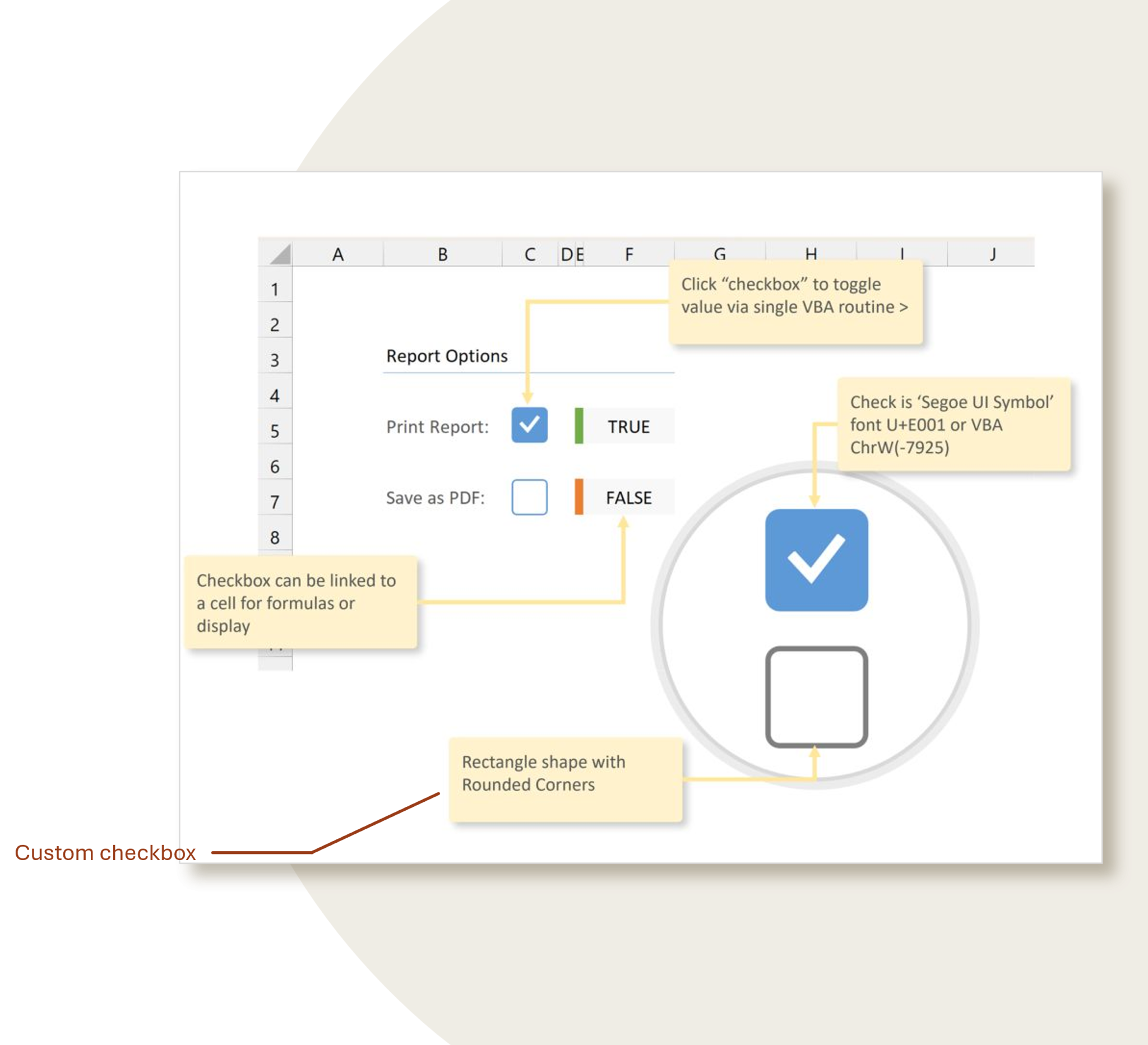 How to Create Single Select Checkboxes in Excel - de Havilands